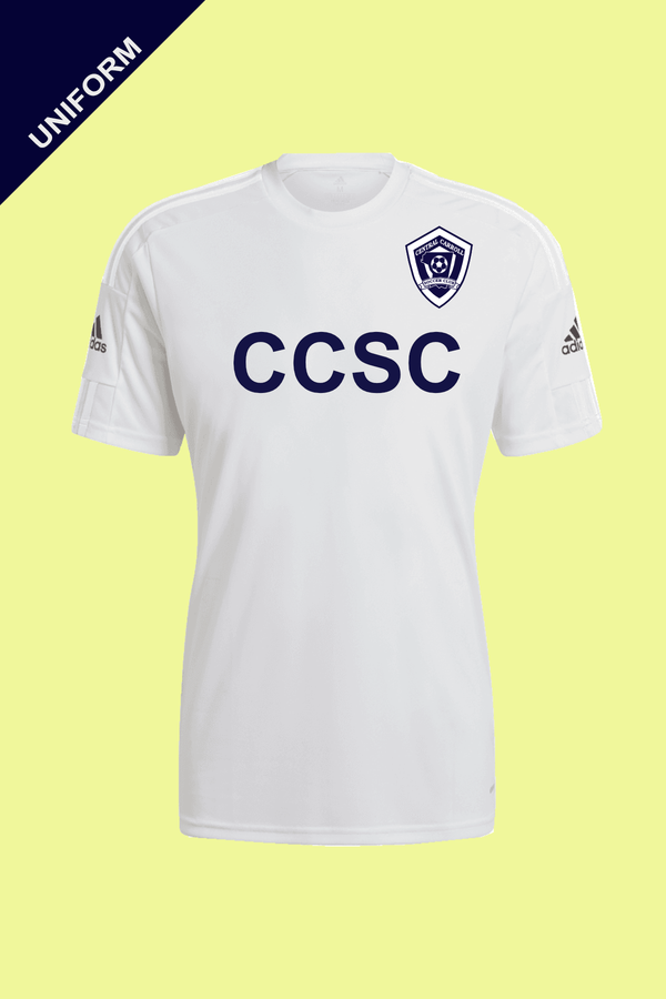 CCSC-Adidas Jersey Top (White) – Uniform A Team
