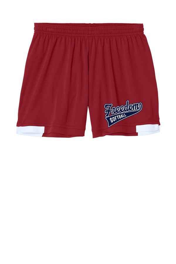 FREEDOM-SOFTBALL-Club 5" Shorts (Ladies) – Uniform A Team