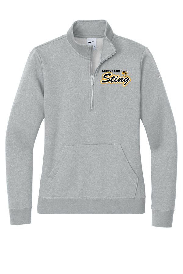 STING-Nike Club Fleece Sleeve Swoosh 1/2-Zip (Ladies) – Uniform A Team
