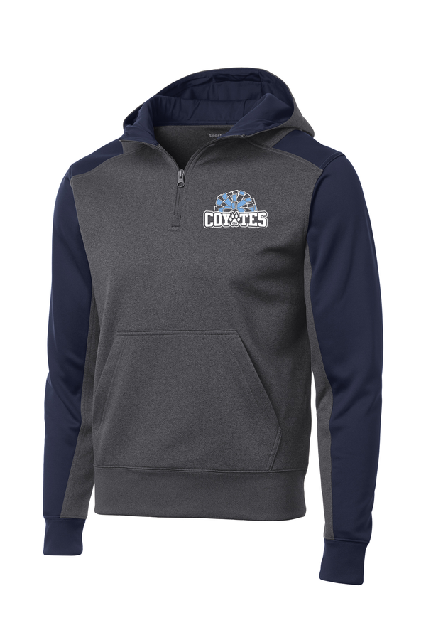 CSA-Cheer-Tech Fleece Colorblock 1/4-Zip Hooded Sweatshirt – Uniform A Team
