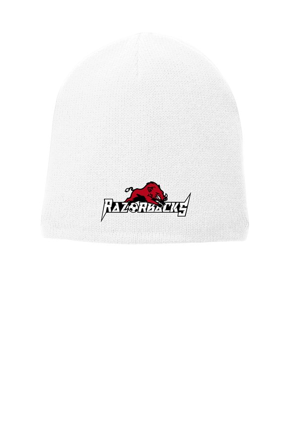 RAZORBACKS-Fleece-Lined Beanie Cap – Uniform A Team